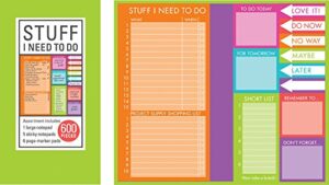 book of sticky notes: stuff i need to do – brights