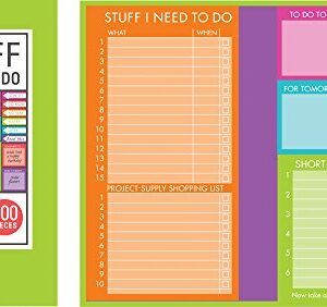 Book of Sticky Notes: Stuff I Need to Do - Brights