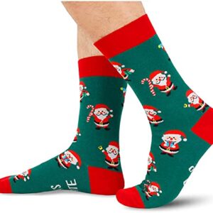 HAPPYPOP Funny Christmas Socks For Men Boys Holiday Socks Gingerbread Socks Gingerbread Gifts Stocking Stuffers For Teen Boys Secret Santa Gifts Christmas Gifts