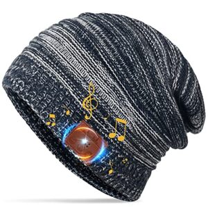 bluetooth beanie hat mens gifts – christmas beanie gift with headphones for men women teenage boys girls kids teen, stocking stuffers cool gadgets winter cap for running outdoor sports accessories