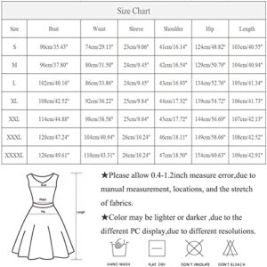 Cocktail Dresses for Women 2023 Fashion Casual Slim Fit V-Neck with Belt Short Sleeve Party Dress Plus Size Prom Retro Black and White Dress Vestido De Novia para Boda Civil(F Pink,XX-Large)