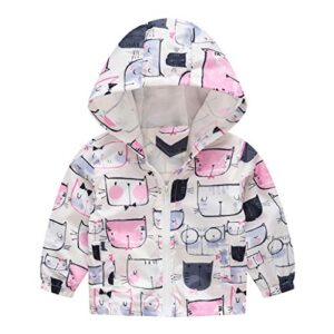 tievosa toddler baby little boys girls toddler kids baby girls boys cartoon cat car spring hooded preemie twin girl outfits