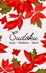 stocking stuffers for women: christmas sudoku: 100 puzzles, 5 levels, coloring pages. activity book for adults