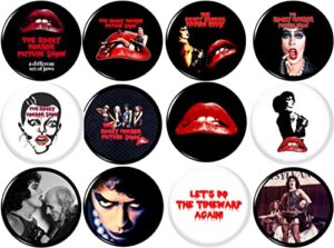 rocky horror picture show x 12 new 1″ inch (25mm) pins button badge rhps the stocking stuffer …