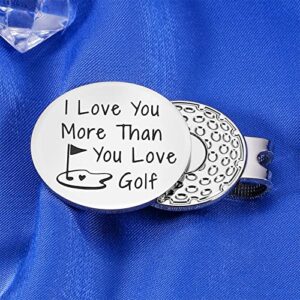 Husband Birthday Gift Golf Ball Marker Christmas Gifts for Husband Stocking Stuffers for Men Couples Gifts for Boyfriend from Girlfriend Husband Gifts from Wife Fiance Gifts for Him Valentines Day