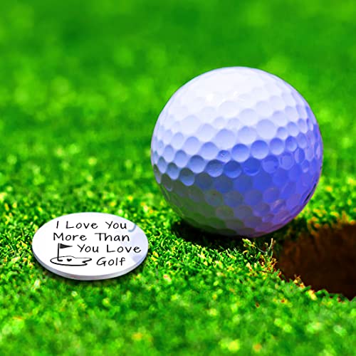 Husband Birthday Gift Golf Ball Marker Christmas Gifts for Husband Stocking Stuffers for Men Couples Gifts for Boyfriend from Girlfriend Husband Gifts from Wife Fiance Gifts for Him Valentines Day