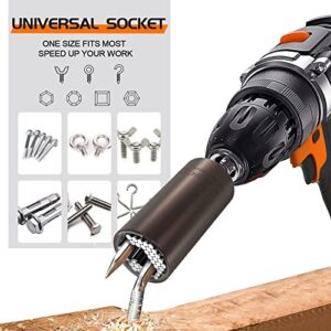 Gifts for Men Grill Scraper BBQ and Universal Socket Tools - Christmas Stocking Stuffers Women Men