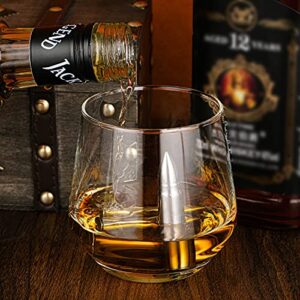 for Dad Men, Stainless Steel Whiskey Stone 6XL, Unique Christmas Birthday Stocking Stuffers Gift Ideas for Father Him, Chilling Ice Cubes Box Cool Gadgets Boyfriend Husband