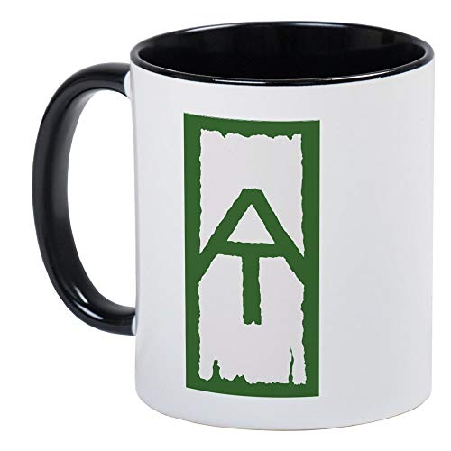 Appalachian Trail White Blaze Mug - Ceramic 11oz RINGER Coffee/Tea Cup Gift Stocking Stuffer