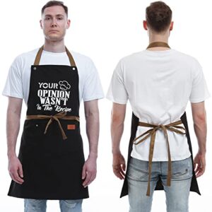 Gifts For Men, Women, Father's Day Gifts, Gifts for Dad, Husband, Boyfriend, Brother, Mom, Wife, Girlfriend, Unique Birthday Gifts, Humor Apron for friends,Bff, REHAVE Kitchen Chef Aprons Baking Gifts