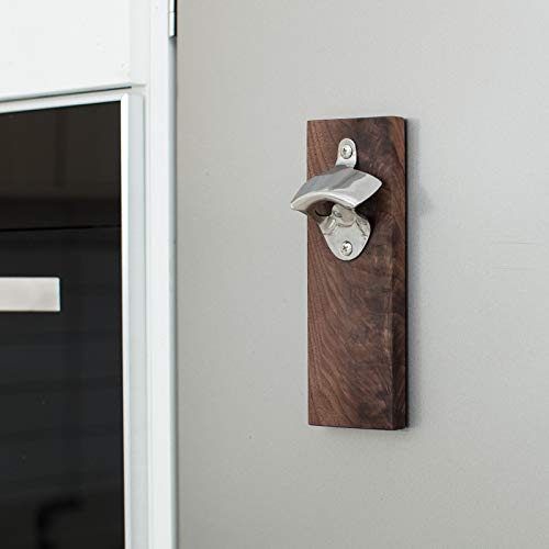 Gifts for Men Dad, Wall Mounted Magnetic Bottle Opener, Unique Beer Gift Ideas for Him Boyfriend Husband Grandpa Uncle, Cool Gadgets Christmas Stocking Stuffers, Birthday Housewarming Anniversary