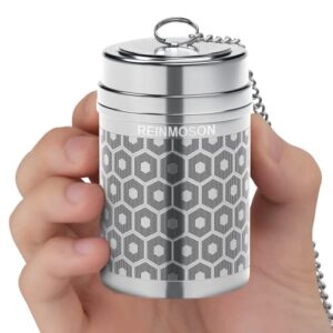 reinmoson large tea infuser for loose tea & spice infuser for cooking, extra fine mesh large tea strainers for loose tea, 304 stainless steel loose leaf tea steeper for black tea, rooibos, etc