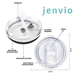 JENVIO Gifts for Golfers | The 19th Hole | Stainless Steel Travel Tumbler with 2 Lids 2 Straws Gift Box and Card | Unique Cool Funny Valentines Golf Stocking Stuffers Husband Dad Stuff Cup