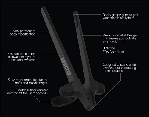 SNACTIV - Light Mode - The Official Snacking Tool of the Future, as seen on Shark Tank!, White, One Size