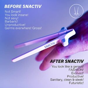 SNACTIV - Light Mode - The Official Snacking Tool of the Future, as seen on Shark Tank!, White, One Size