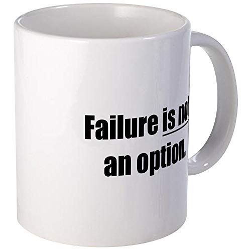 Failure Is Not An Option Mug - Ceramic 11oz Coffee/Tea Cup Gift Stocking Stuffer