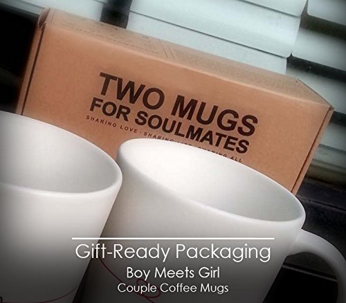 BoldLoft Catch My Love Couple Coffee Mugs-Matching Couple Mugs Set Couples Gifts for Him Gifts for Boyfriend Husband Anniversary Birthday Valentine's Day Mug Gifts for Men