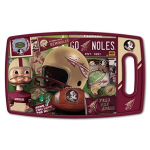 youthefan ncaa florida state seminoles retro series cutting board