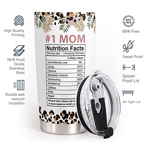 Macorner Mom & Dad Gifts Set - Stainless Steel Tumbler 20oz - Birthday Christmas Gifts for Women Mom Wife Grandma Nana & Birthday Christmas Gifts for Men Dad Grandpa From Daughter Son Gifts For Parent