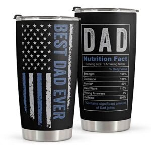 Macorner Mom & Dad Gifts Set - Stainless Steel Tumbler 20oz - Birthday Christmas Gifts for Women Mom Wife Grandma Nana & Birthday Christmas Gifts for Men Dad Grandpa From Daughter Son Gifts For Parent