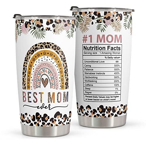 Macorner Mom & Dad Gifts Set - Stainless Steel Tumbler 20oz - Birthday Christmas Gifts for Women Mom Wife Grandma Nana & Birthday Christmas Gifts for Men Dad Grandpa From Daughter Son Gifts For Parent