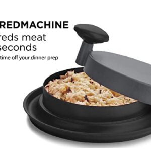 Chicken Shredder Shred Machine Meat Shredder for Pulled Pork Red Beef and Chicken 20CM/7.9IN Dishwasher Safe (1pc Gray)