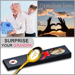 Grandpa's Ice Cream Plow Spoon - (Gold)