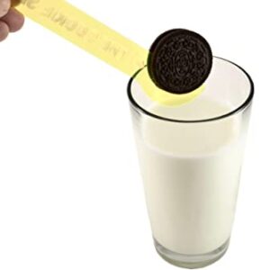 Drinking Sunlight Oreo Cookie Dunker Tool Kitchen Spoon Utensil (2-Pack), Yellow, 7'' (DS-101)