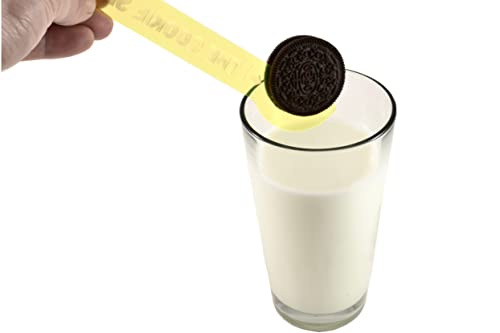 Drinking Sunlight Oreo Cookie Dunker Tool Kitchen Spoon Utensil (2-Pack), Yellow, 7'' (DS-101)