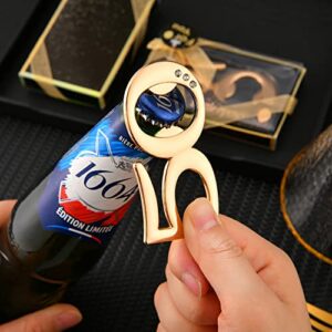 24 PCS 50th Birthday Party Favors 50 Shaped Bottle Openers 50th Birthday Golden Wedding Gifts Souvenirs for Guest , Party Decorations