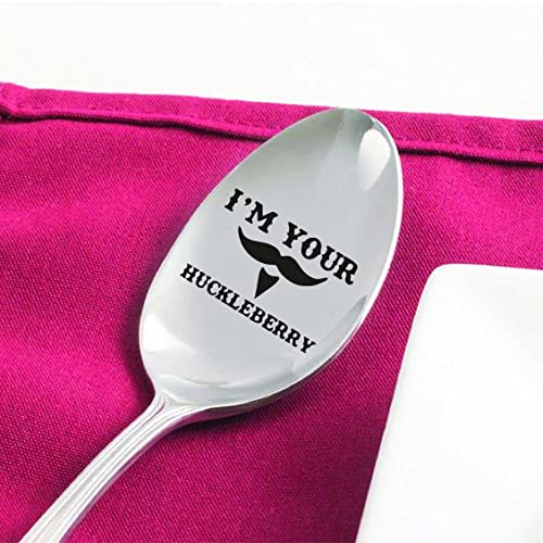 I'm Your HuckleBerry Hand Stamped Spoons Engraved Gift Spoon Hand Stamped Spoon Gifts Funny Gift SpoonsVintage SilverWare Spoons item Unique Gift idea Custom Engraved gift