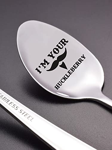 I'm Your HuckleBerry Hand Stamped Spoons Engraved Gift Spoon Hand Stamped Spoon Gifts Funny Gift SpoonsVintage SilverWare Spoons item Unique Gift idea Custom Engraved gift