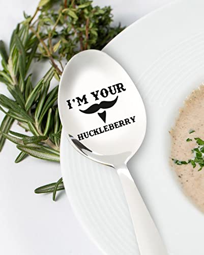 I'm Your HuckleBerry Hand Stamped Spoons Engraved Gift Spoon Hand Stamped Spoon Gifts Funny Gift SpoonsVintage SilverWare Spoons item Unique Gift idea Custom Engraved gift