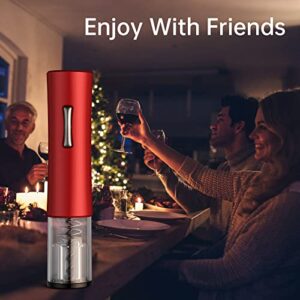 UNICHERRY Electric Wine Opener with Foil Cutter, Vacuum Stoppers, and Pourer - A Must-Have for Men and Women, Effortlessly Open Your Wine - Perfect for Home, Bar, Party, and Gifting