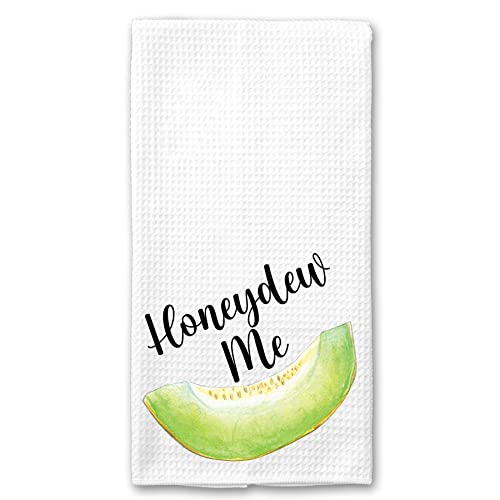 Honeydew Me Funny Fruit Adult Joke Microfiber Kitchen Towel