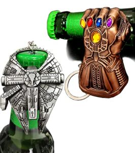 3-pack creative multipurpose infinity thanos gauntlet glove beer bottle opener beer gifts for men