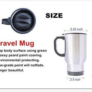 WECE Coffee Travel with Handle Double Walled Tumbler Despite The Look On My Face You're Still Talking | Christmas Stocking Stuffer Mug Stainless Steel Travel Cup for Men & Women