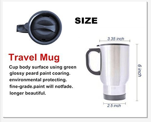 WECE Coffee Travel with Handle Double Walled Tumbler Despite The Look On My Face You're Still Talking | Christmas Stocking Stuffer Mug Stainless Steel Travel Cup for Men & Women