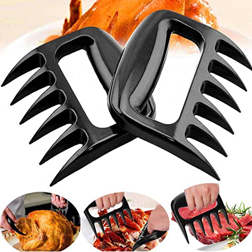 WANGDAJIEDIAN 2pcs Meat Claws Meat Shredder for Shredding Meat Bear Claw BBQ Pulled Pork, Chicken, Turkey, Beef - Dishwasher Safe for Smoker or Slow Cooker