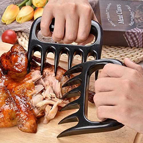 WANGDAJIEDIAN 2pcs Meat Claws Meat Shredder for Shredding Meat Bear Claw BBQ Pulled Pork, Chicken, Turkey, Beef - Dishwasher Safe for Smoker or Slow Cooker