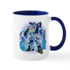 cafepress soundwave burst ceramic coffee mug, tea cup 11 oz