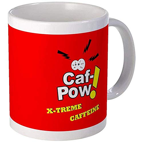 Caf-Pow Mug Mug - Ceramic 11oz Coffee/Tea Cup Gift Stocking Stuffer