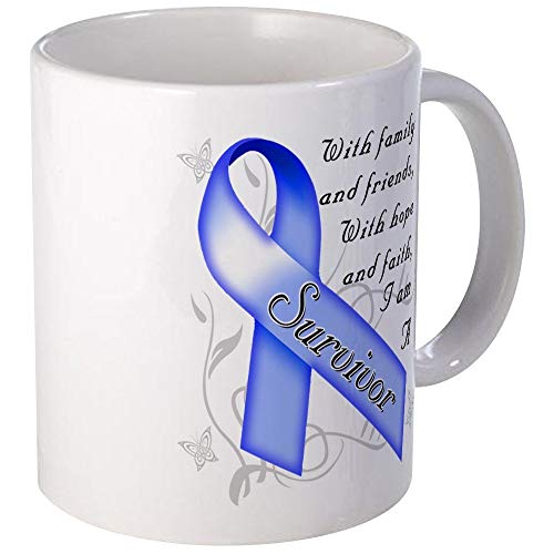 Colon Cancer Survivor Mug - Ceramic 11oz Coffee/Tea Cup Gift Stocking Stuffer