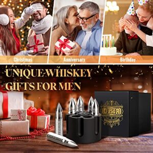 Gifts for Men, Whiskey Stones Gift Set and Universal Socket, Stuffers for Men, Christmas Gifts for Men, Dad, Him