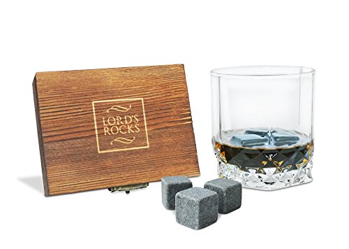 Whiskey Stones – 9 Whiskey Rocks Whiskey Gifts for Men for Scotch, Whiskey, Bourbon, Tequila, Vodka, Rum, Wine