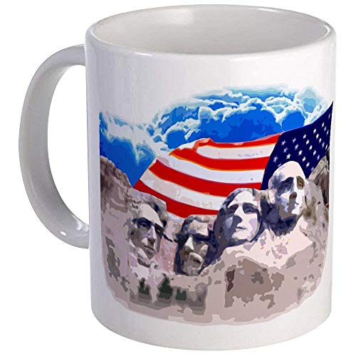 Mount Rushmore Mug - Ceramic 11oz Coffee/Tea Cup Gift Stocking Stuffer