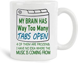 fattemd my brain has way too many tabs open 4 of them are frozen – 11 oz funny coffee mugs