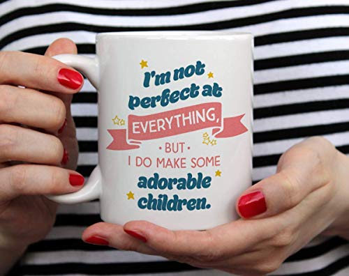 Funny Mom Dad Coffee Mug, Fun Tea Cup for Women Men Him Her, Birthday Gift for Parents, Present from Daughter Son Kids