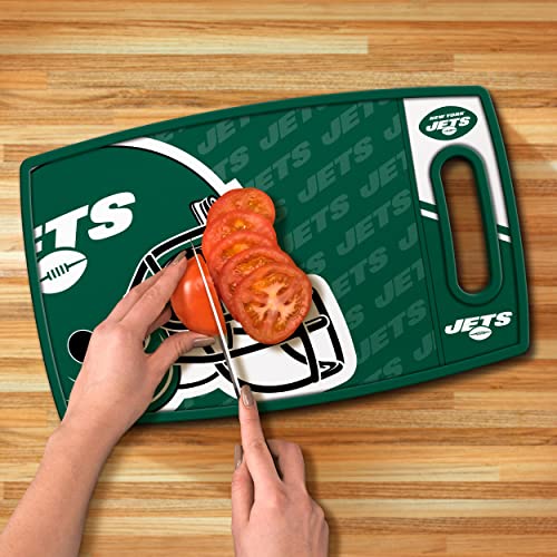 YouTheFan NFL New York Jets Logo Series Cutting Board