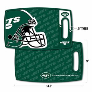 YouTheFan NFL New York Jets Logo Series Cutting Board